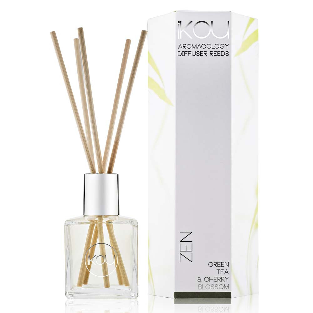 iKOU Zen Aromatherapy Diffuser Reeds Green Tea & Cherry Blossom | Natonic