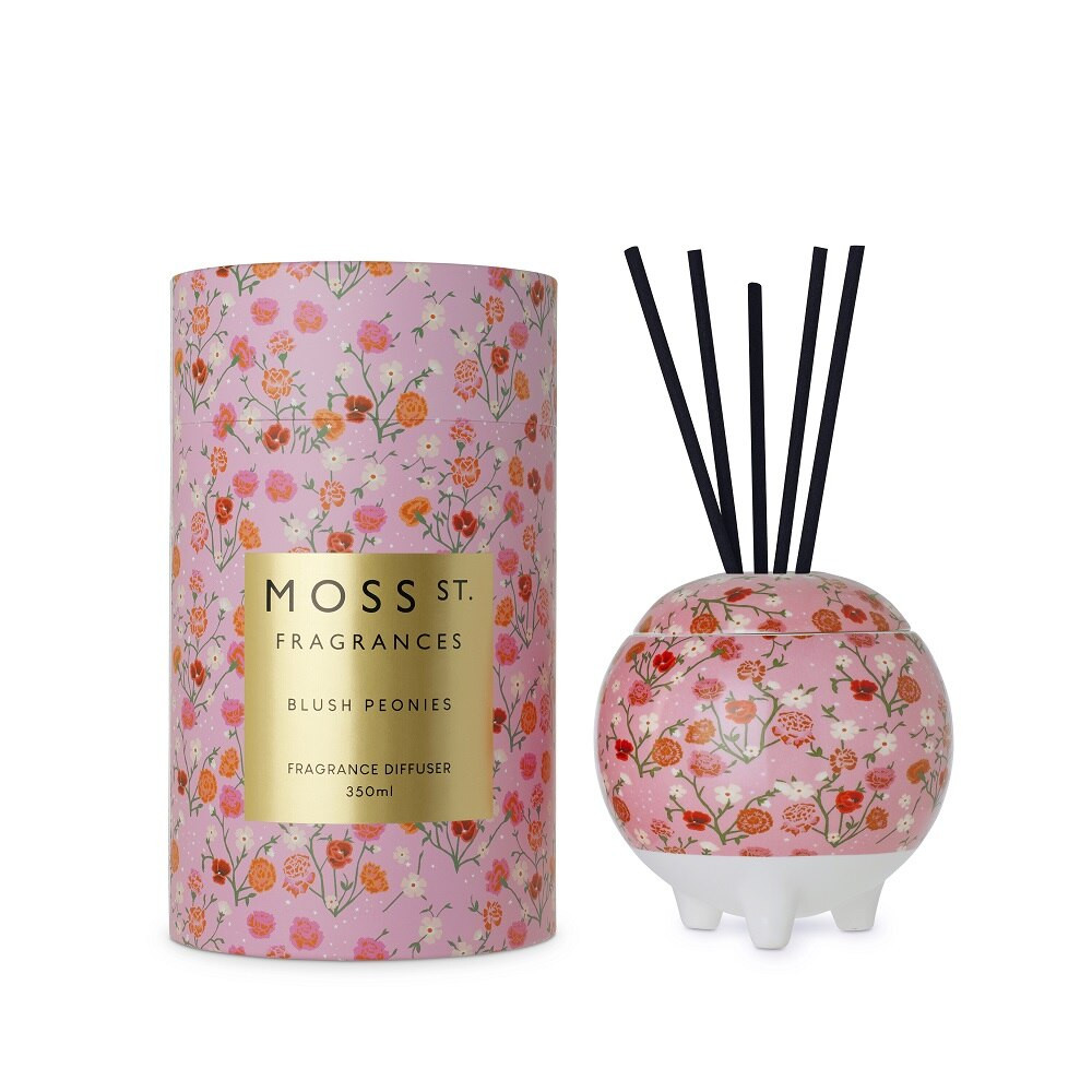 Moss St. Fragrance Blush Peonies Diffuser 350ml | Natonic