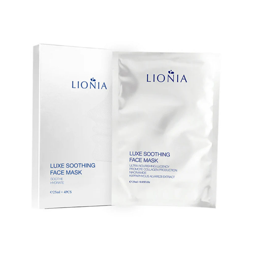 Lionia Luxe Soothing Face Mask White 5x25ml | Natonic
