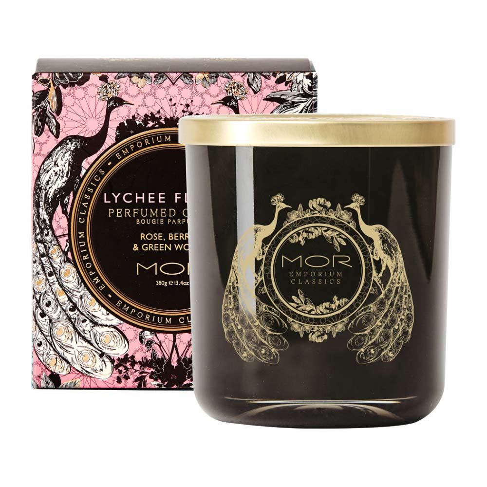 MOR Lychee Flower Emporium Classics Fragrant Candle 390g | Natonic