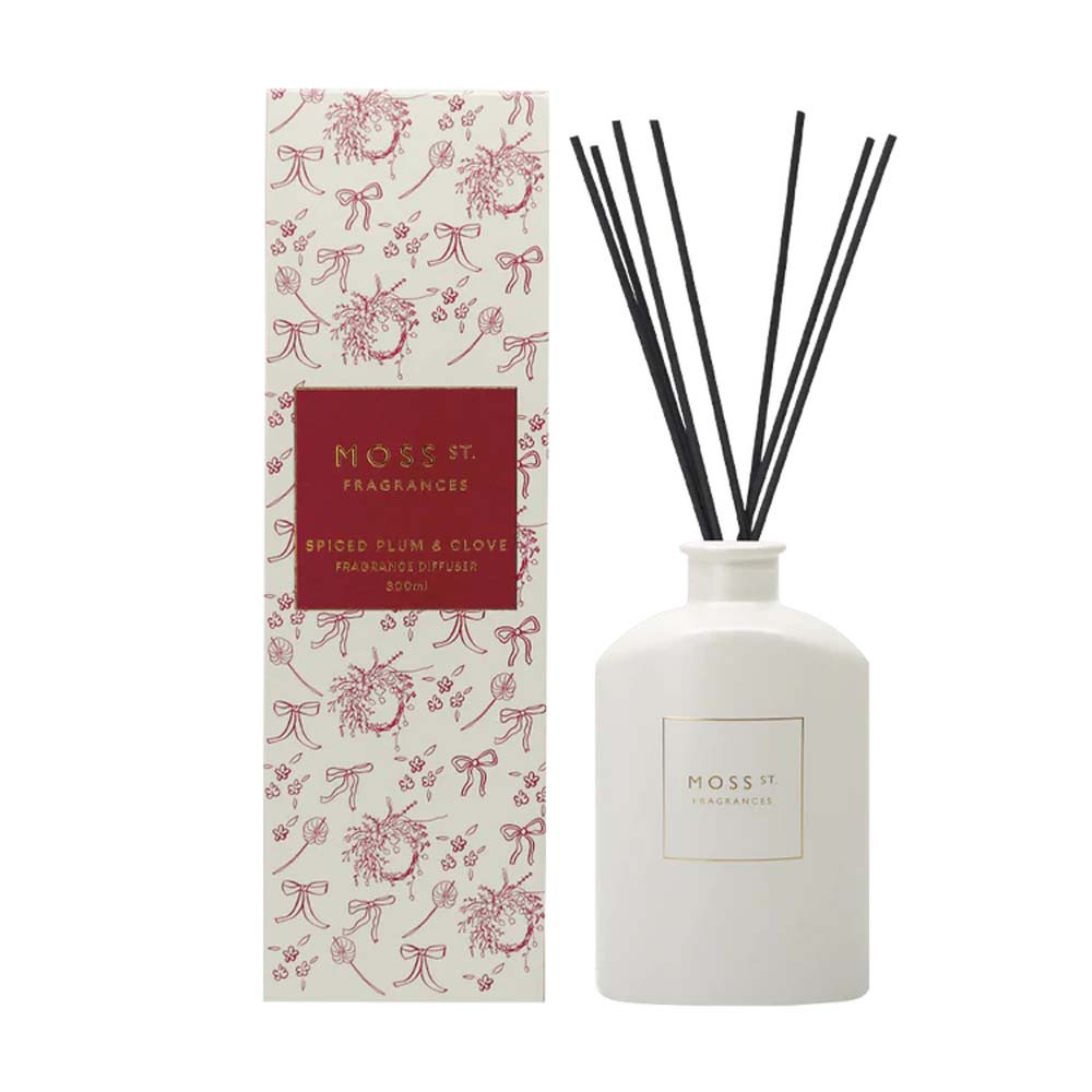 Moss St. Fragrances Spiced Plum & Clove Fragrance Diffuser 300ml | Natonic