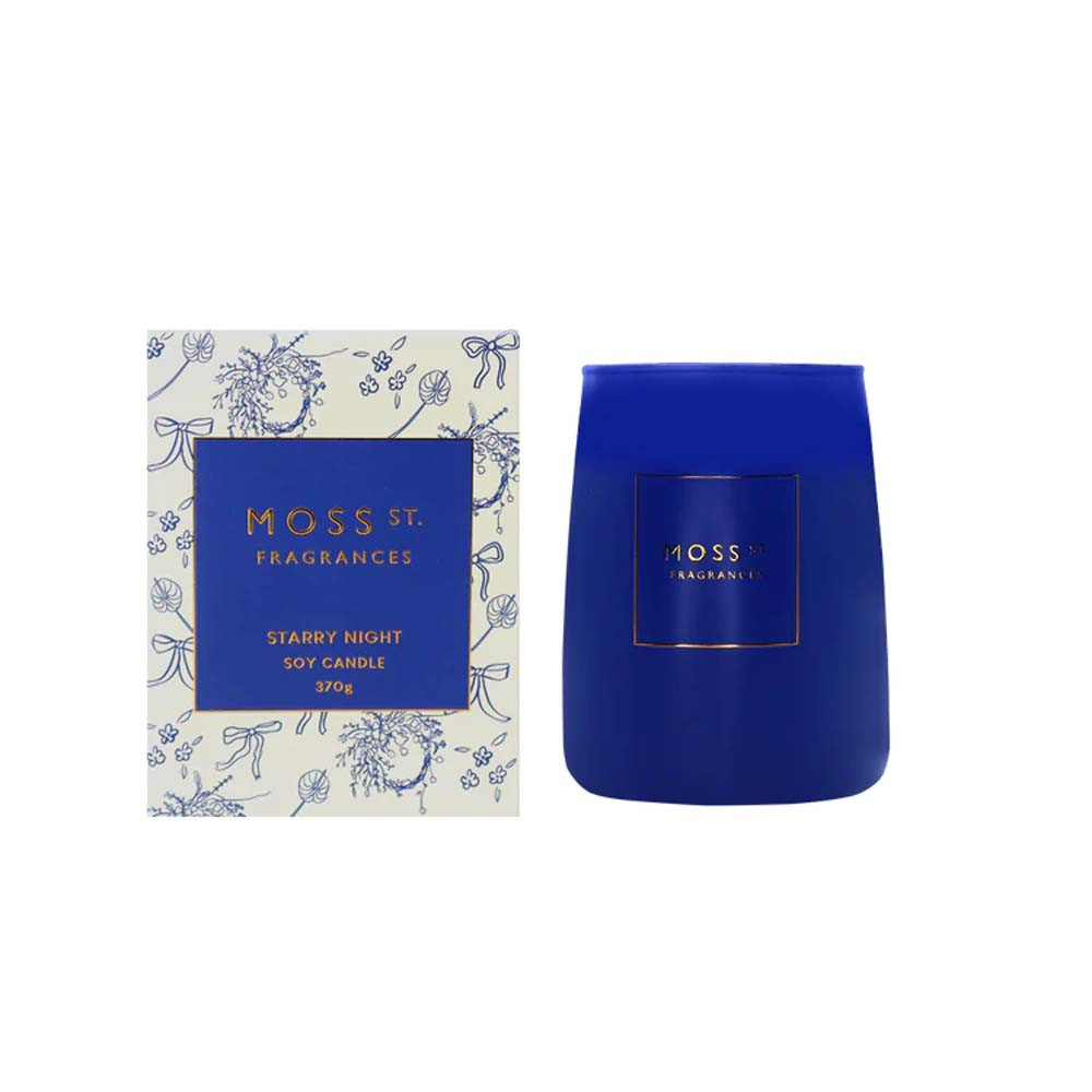 Moss St. Fragrances Starry Night Soy Candle 370g | Natonic