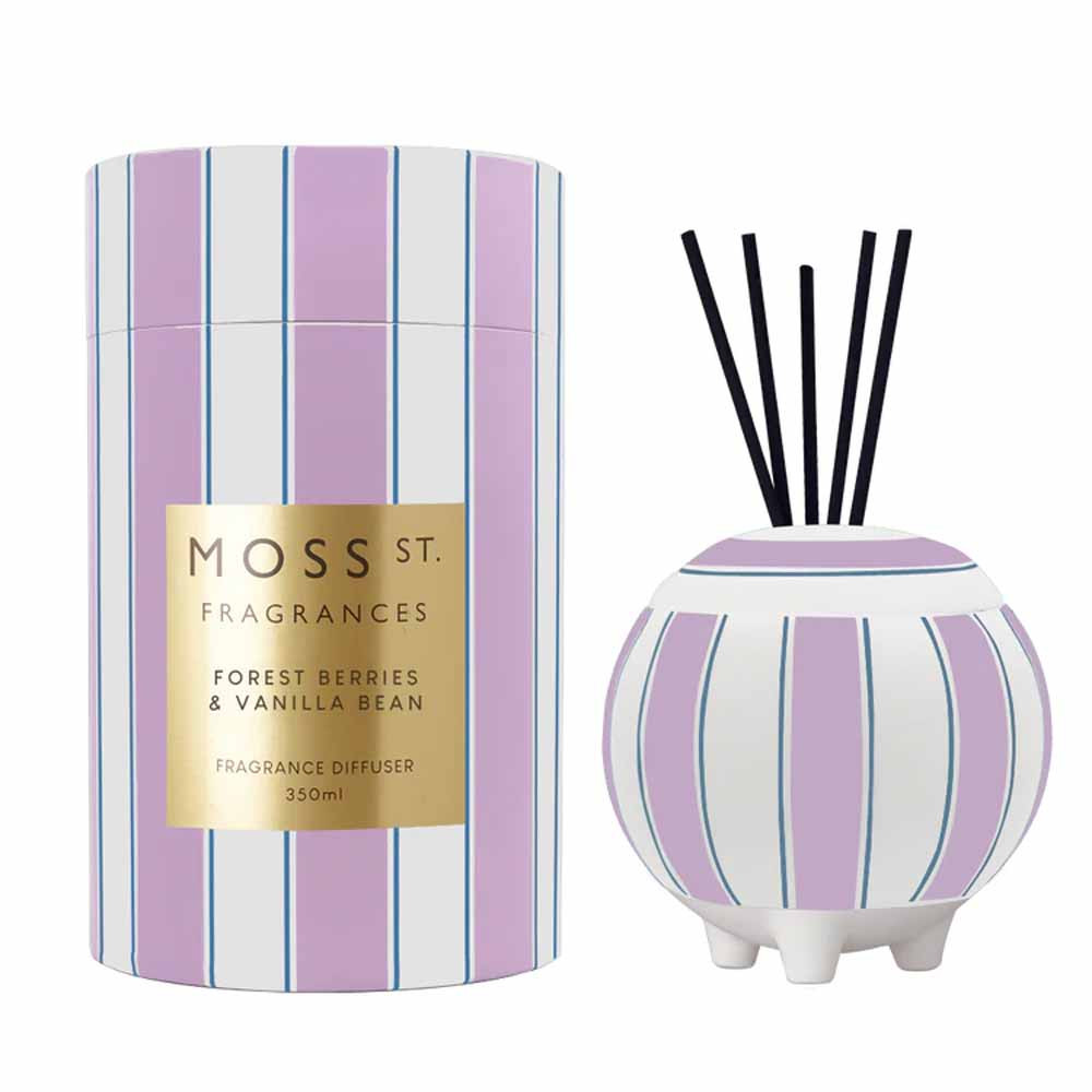 Moss St. Fragrances Forest Berries & Vanilla Bean Ceramic Diffuser ...