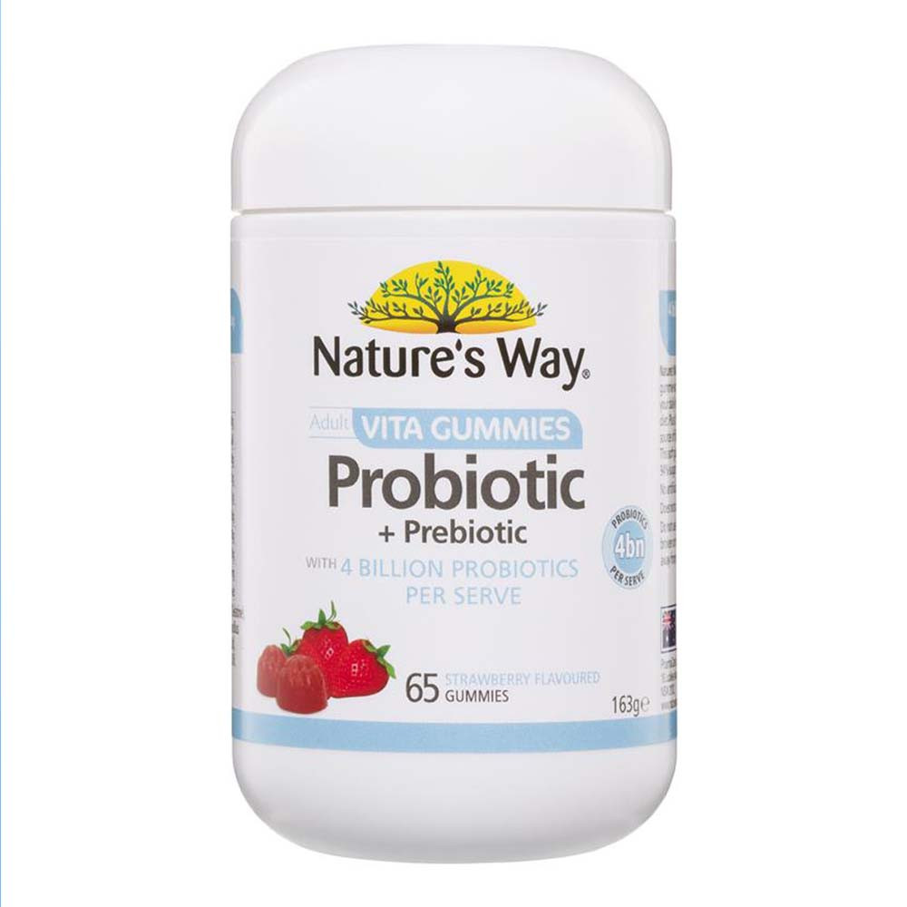Nature's Way Probiotic + Prebiotic 65 Gummies | Natonic