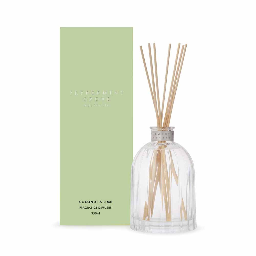 Peppermint Grove-Coconut & Lime Large Room Diffuser 350ml | Natonic