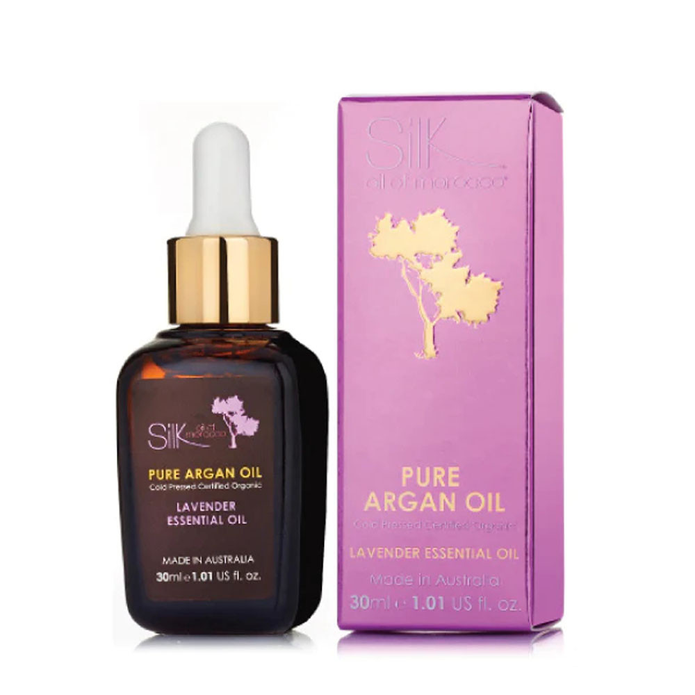 Silk Oil of Morocco Pure Argan Oil with Lavender Essential Oil 30ml ...