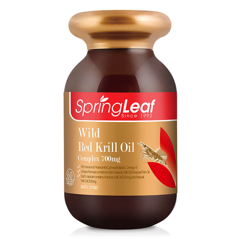 Springleaf Wild Red Krill Oil Complex 700mg 60 Capsules | Natonic