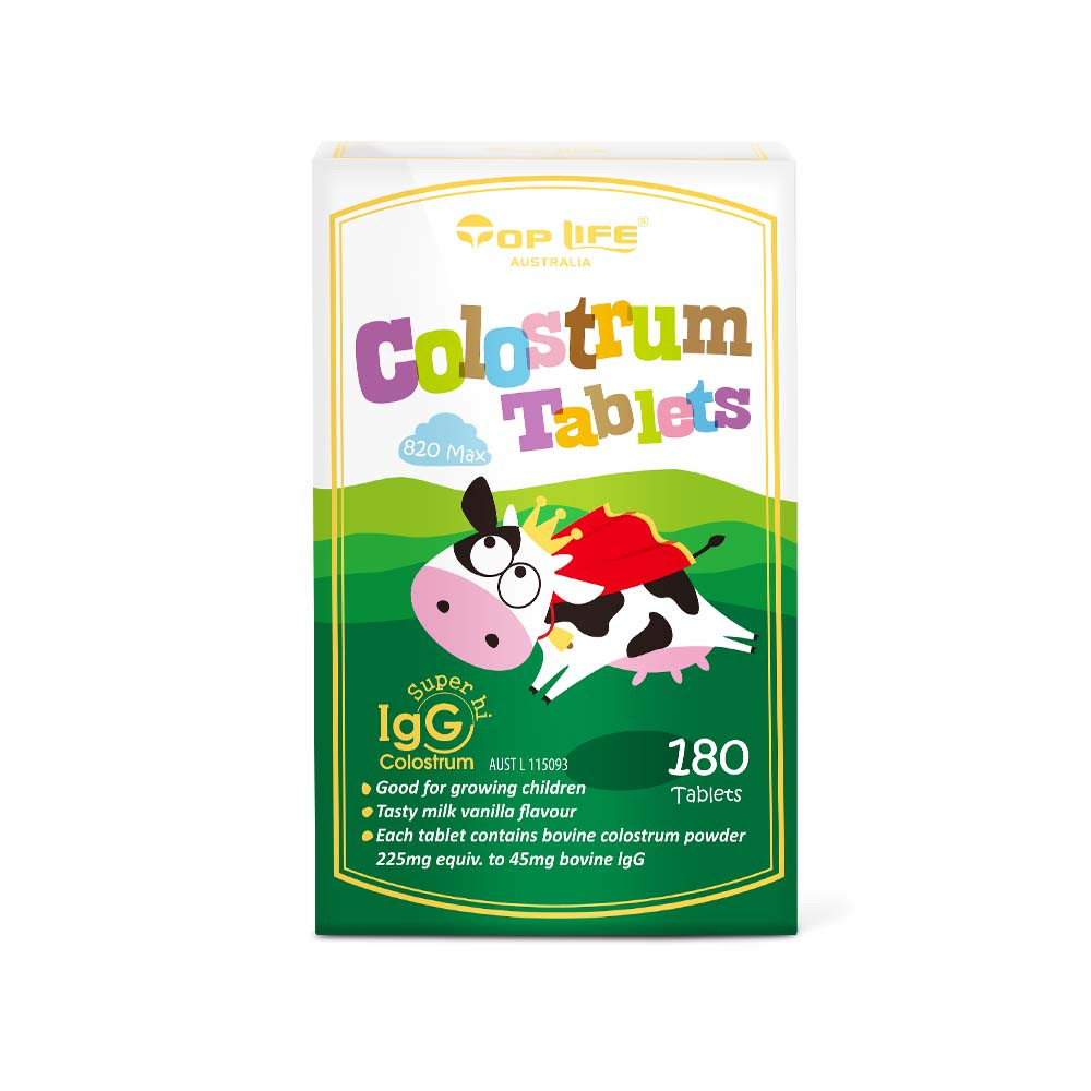 Toplife Kids Colostrum Tablets 820mg 180 Tablets | Natonic