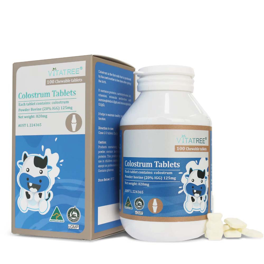 Vitatree Colostrum 820mg 100 Chewable Tablets | Natonic