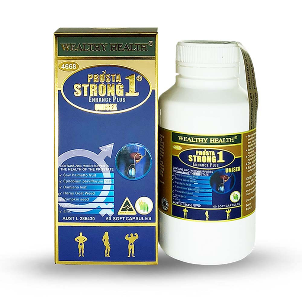 Wealthy Health Prosta Strong 1 Enhance Plus Capsules Unisex 60 Capsules ...