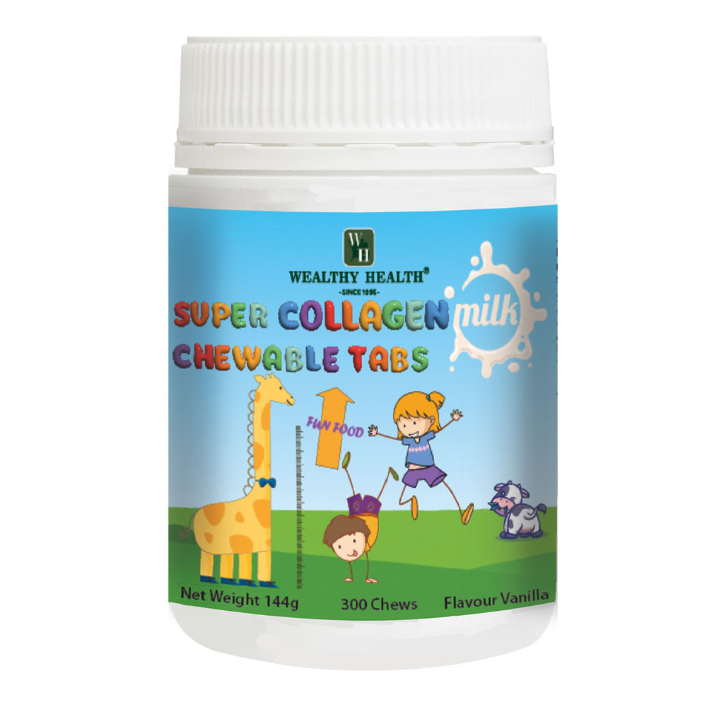 Wealthy Health Super Collagen 300 Chewable Tabs | Natonic