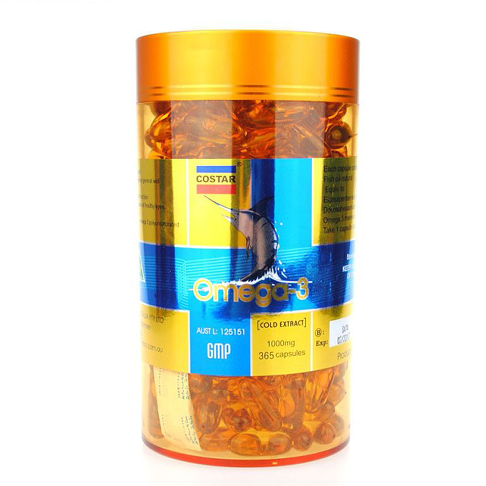 แคปซูล Costar Omega 3 1000 มก. 365 เม็ด | Natonic
