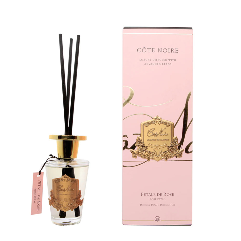 Máy khuếch tán tinh dầu Cote Noire Gold Badge Rose Petal 150ml | Natonic