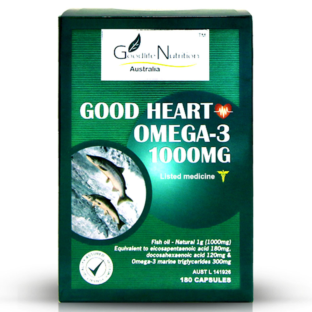 Cápsulas Omega 3 para el corazón de Goodlife Nutrition | Natonic