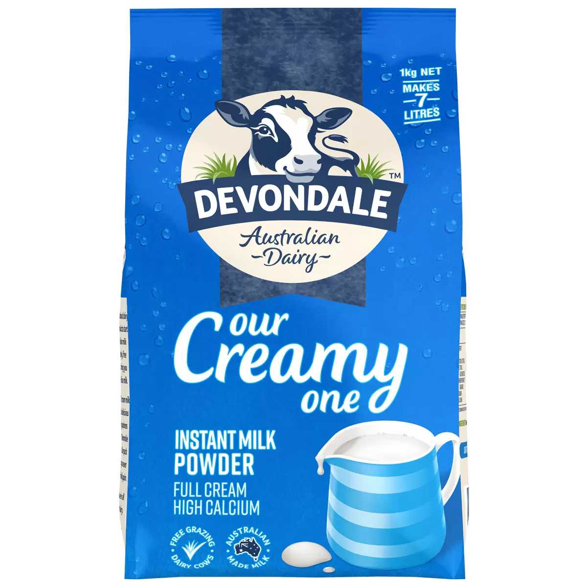 Devondale Instant Full Cream Milk Powder 1kg | Natonic