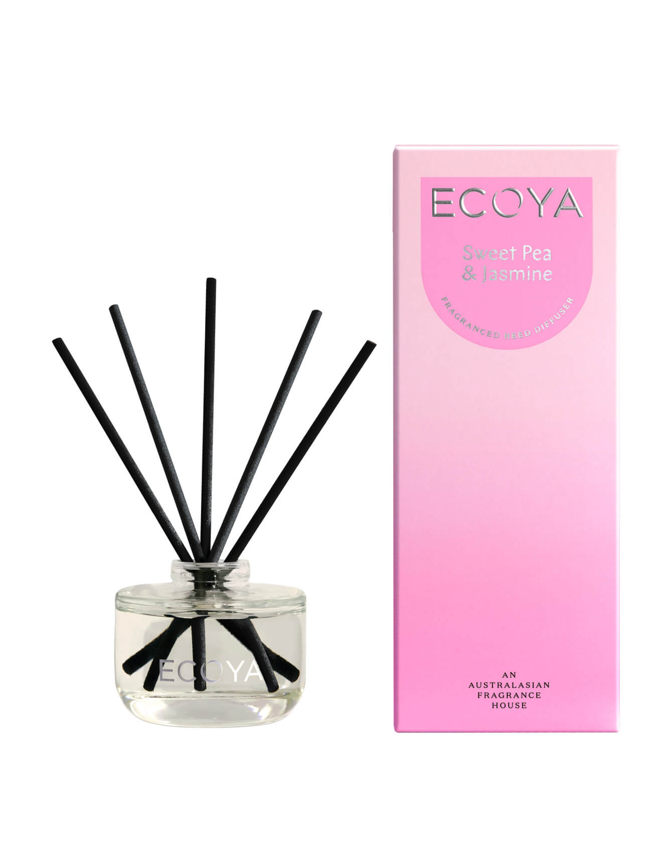 Ecoya Sweet Pea & Jasmine Mini Fragranced Diffuser 50ml | Natonic