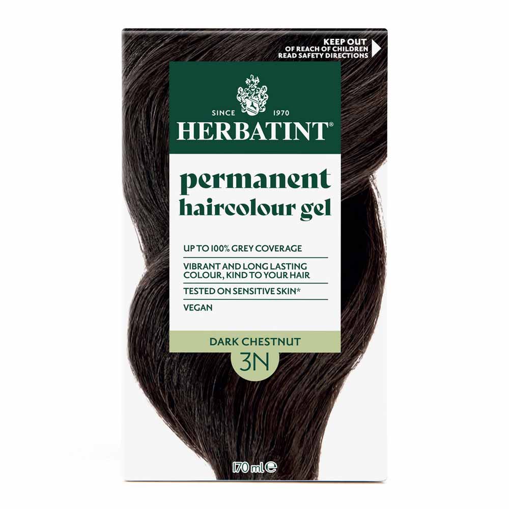 Herbatint Permanent Haircolour Gel 3N Dark Chestnut 170ml I Natonic