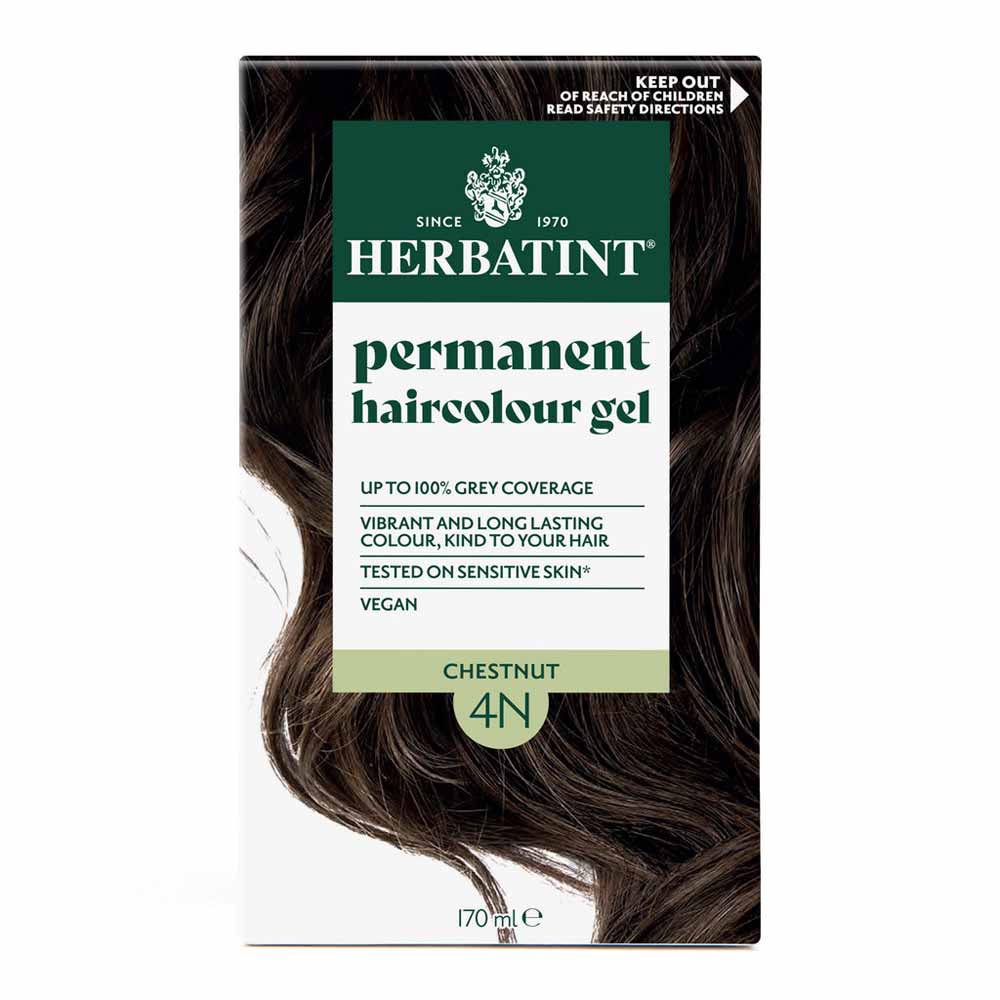 Herbatint Permanent Haircolour Gel 4N Chestnut 170ml I Natonic