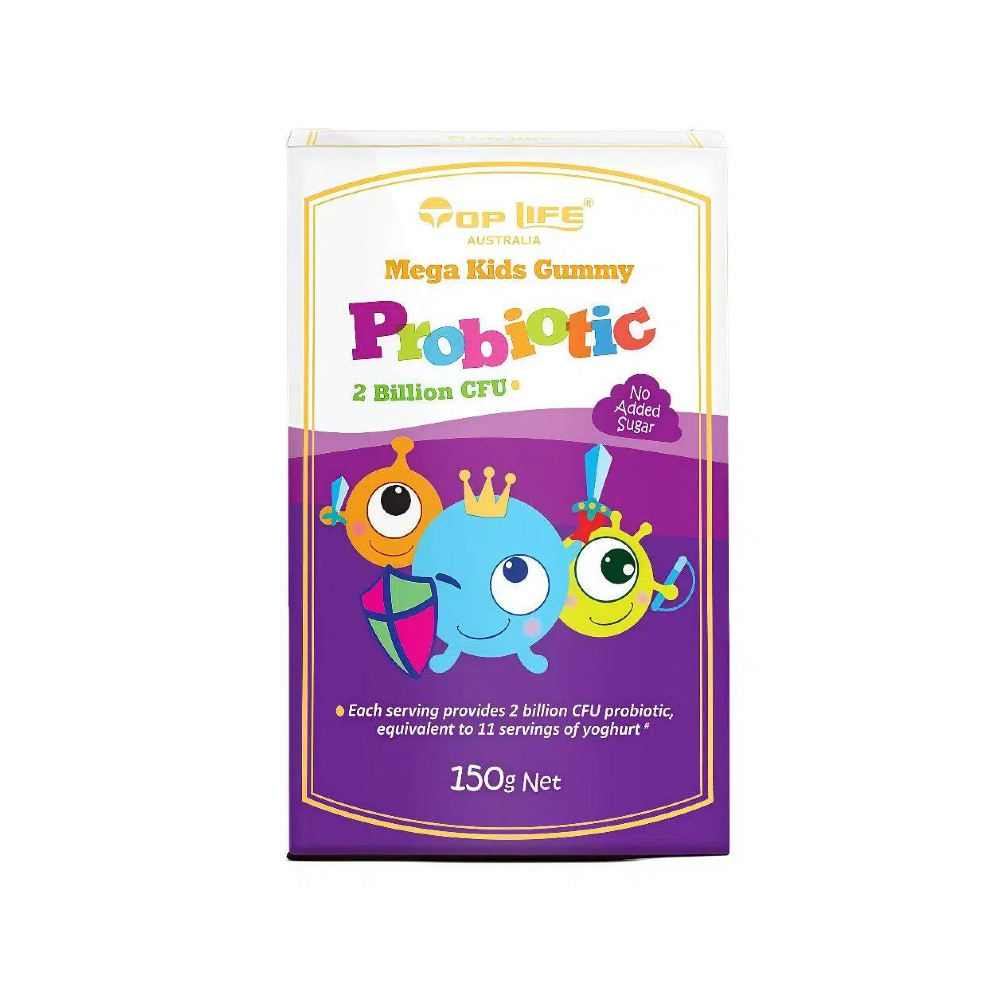 Toplife Mega Kids Gummy Probiotic 2 Billion CFU 150g | Natonic