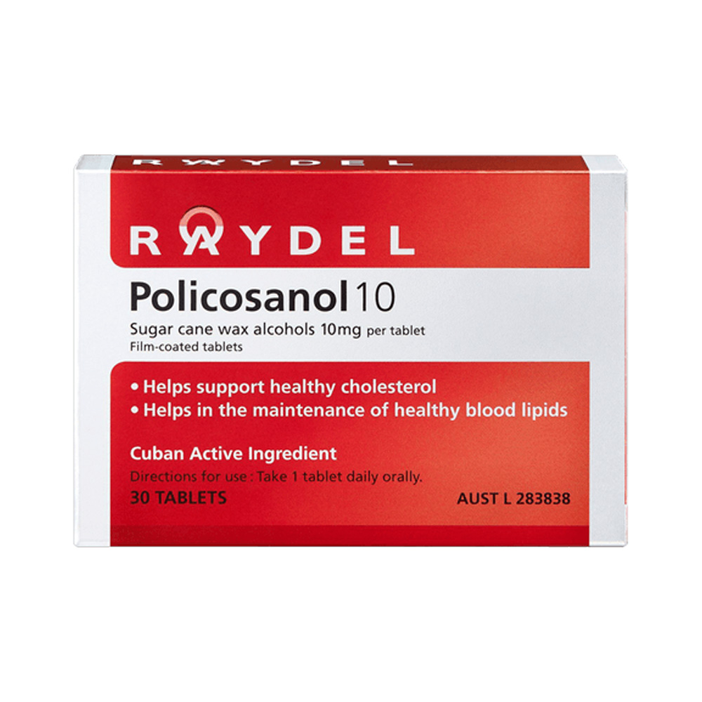 Raydel Policosanol 10mg 30 Tablets | Natonic