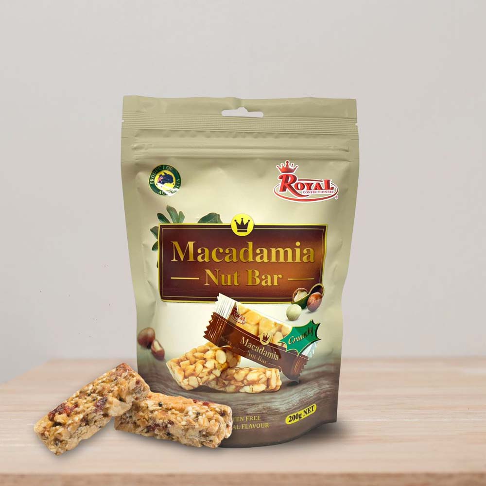 Royal Confectionery Macadamia Nut Bar 200g | Natonic