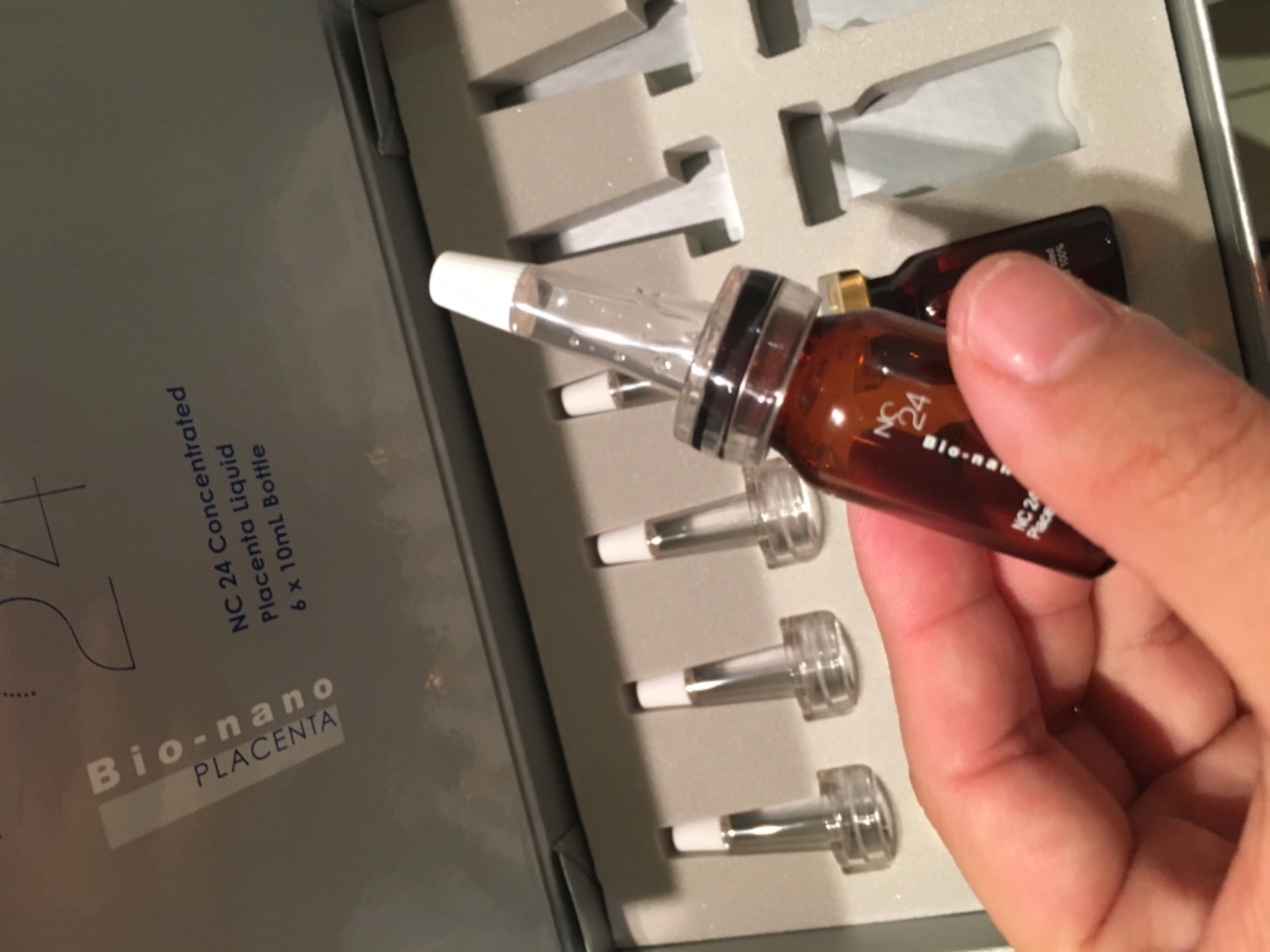 NC24 Bio-Nano Concentrated Placenta Liquid 100% 6 Pack 10ml | Natonic