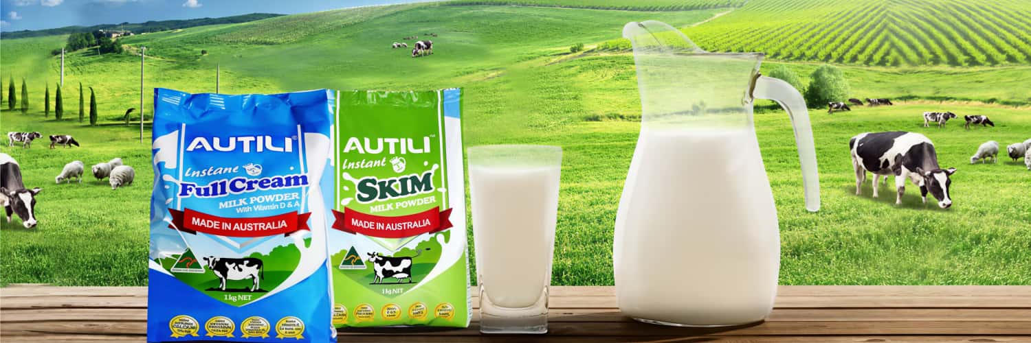 Autili Full Cream Milk Powder With Vitamin D & A 1kg | Natonic