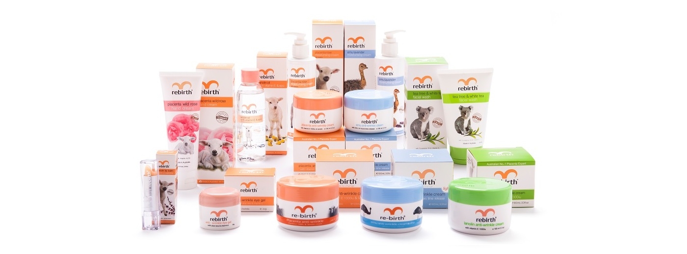 Rebirth Placenta Whitening Cream with Wakamine, Collagen & Sunscreen 100ml